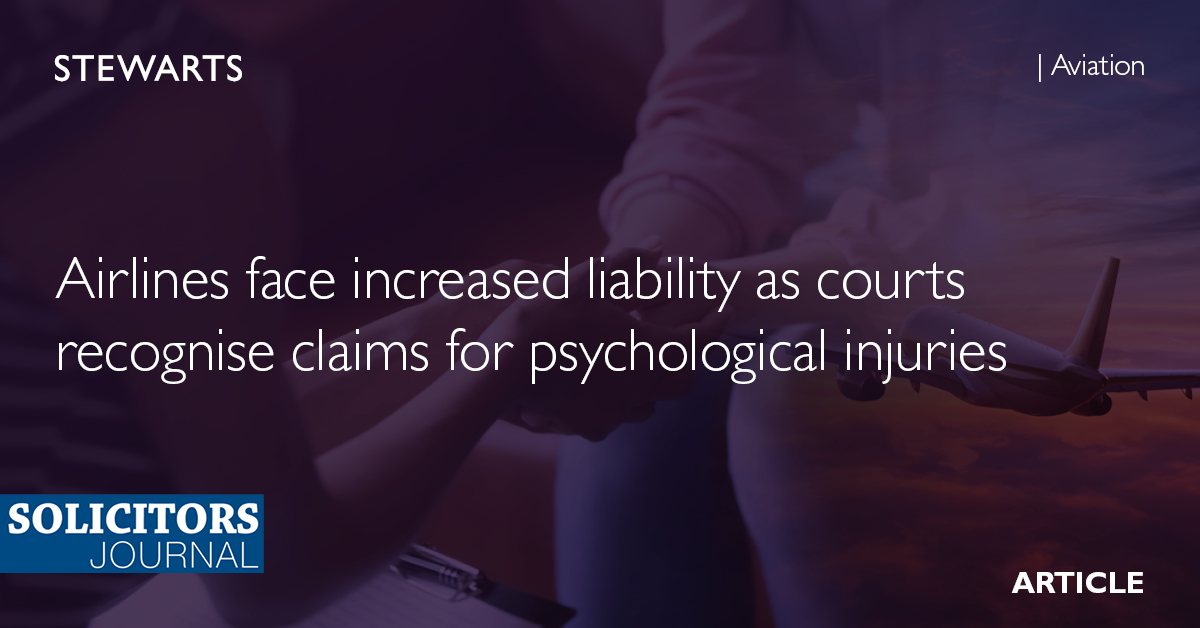 Airlines face increased liability as courts recognise claims for ...