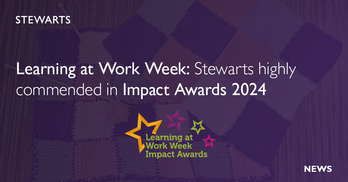 Learning at Work Week: Stewarts highly commended in Impact Awards 2024 ...