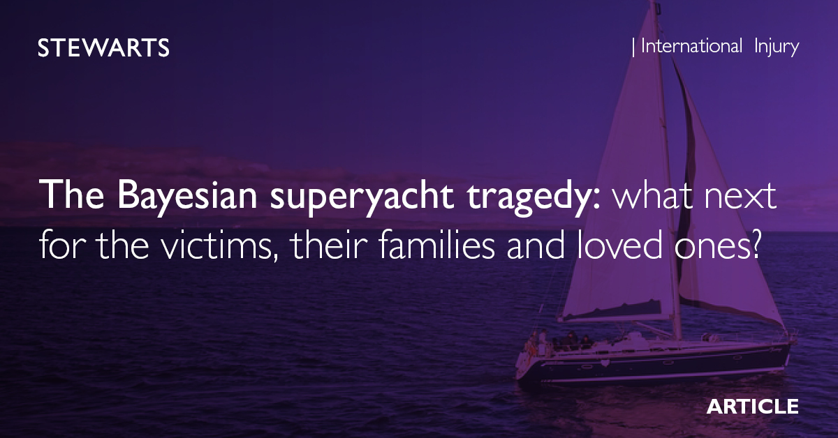 The Bayesian superyacht tragedy: what next for the victims, their ...