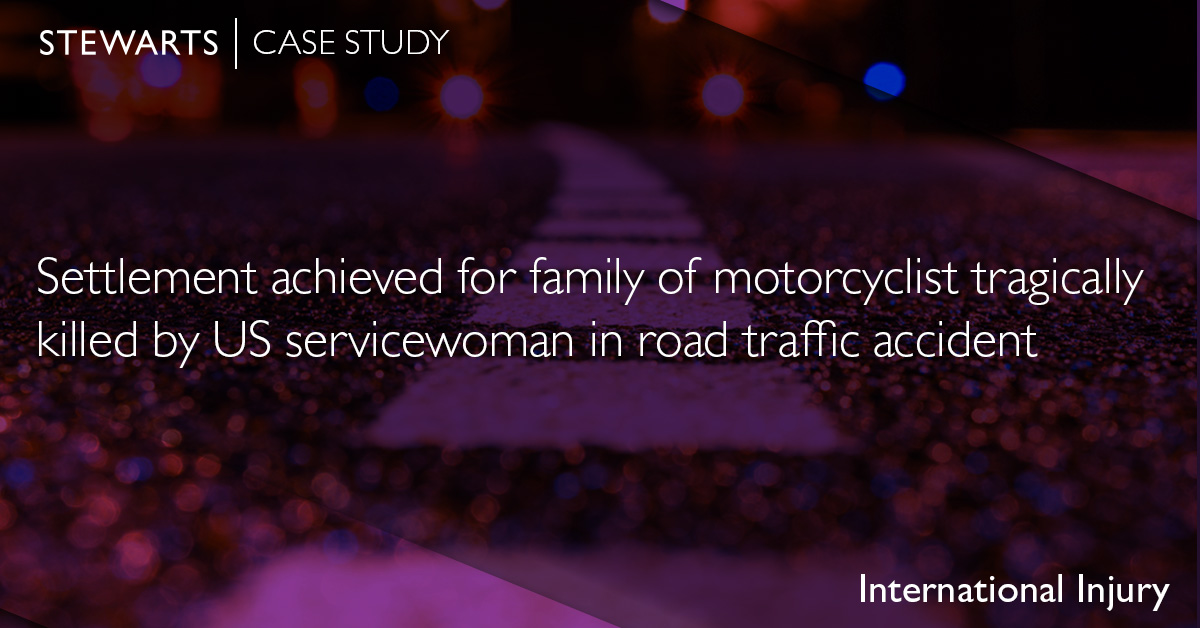 Settlement achieved for family of motorcyclist tragically killed by US ...