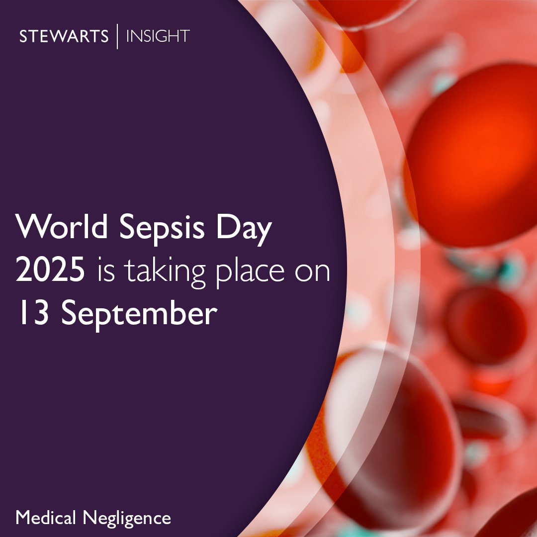 World Sepsis Day 2025 is taking place on 13 September - Stewarts