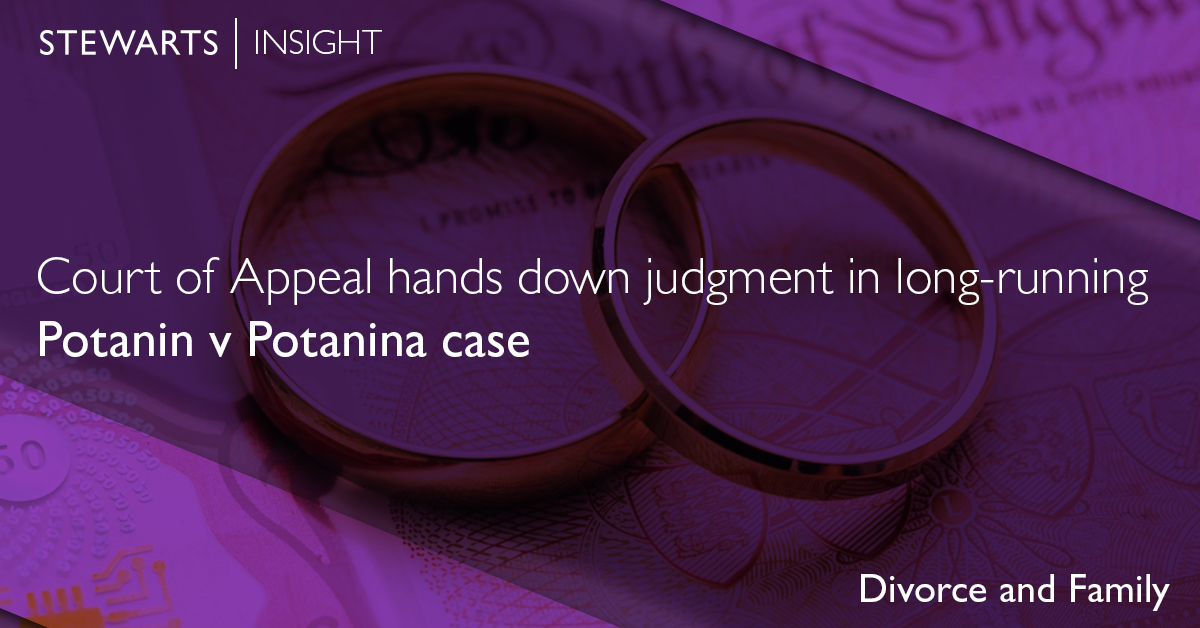 Court of Appeal hands down judgment in long-running Potanin v Potanina ...