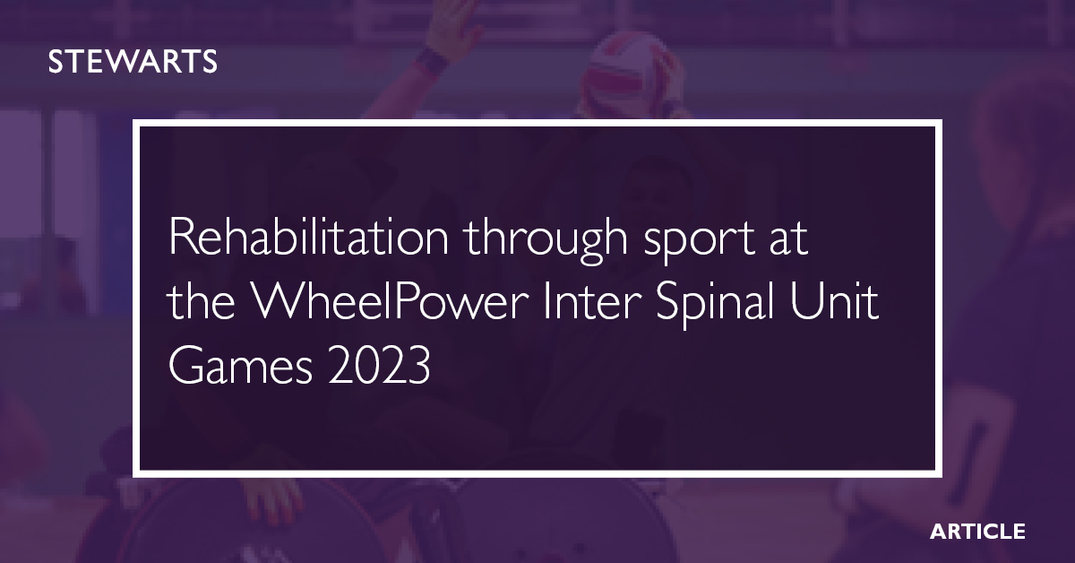Rehabilitation through sport at the WheelPower Inter Spinal Unit Games ...