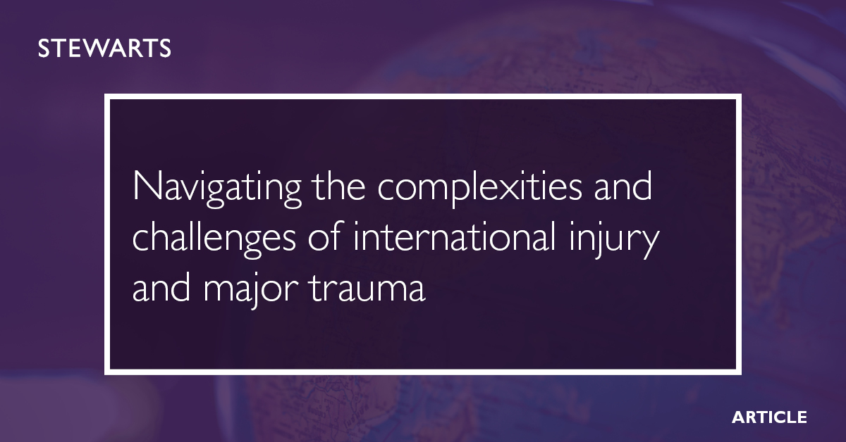 Navigating the complexities and challenges of international injury and ...