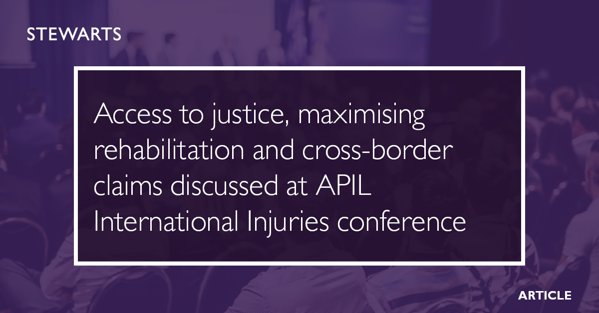 Access to justice, maximising rehabilitation and cross-border claims ...